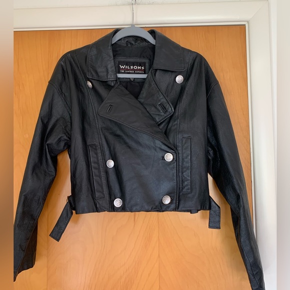 Wilsons Leather | Jackets & Coats | Vintage Cropped Wilson Leather ...